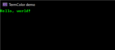 💻 TermColor User Manual: 💻 TermColor readme